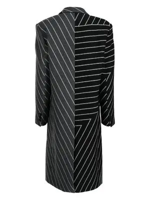 Stella McCartney Multi-way Stripe Double-breasted Coat