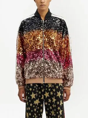 Palm Angels Sequins Bomber Jacket