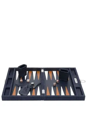 HECTOR SAXE Daniel Medium Backgammon Set - Blue