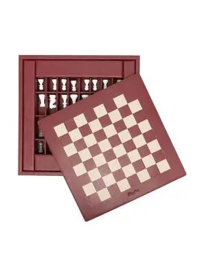 HECTOR SAXE Chessboard Leather Box Set