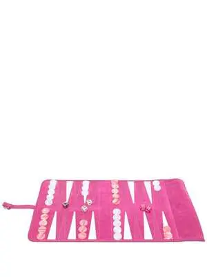 HECTOR SAXE Victor Travel Backgammon Set - Pink