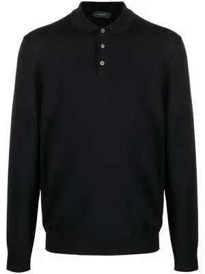 ZANONE Virgin Wool Blend Polo Shirt