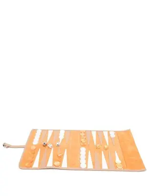 HECTOR SAXE Victor Travel Backgammon Set - Orange