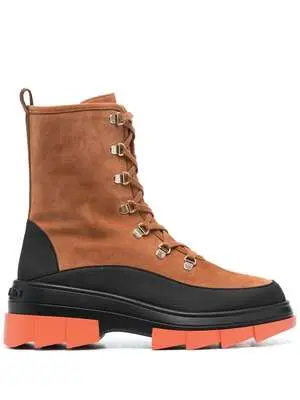 STUART WEITZMAN Chunky Lace-up Boots