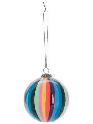Paul Smith Striped Christmas Tree Bauble - Blue