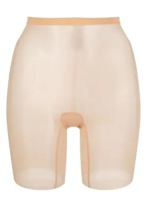 Wolford Tulle-mesh Sheer Shorts - Neutrals