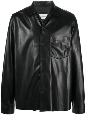 Nanushka Coated-finish Shirt Jacket