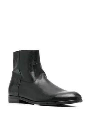 BUTTERO® Zipped Ankle Boots - Black