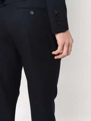 Sandro Tailored Wool Trousers - Blue