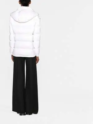 Moncler Maire Quilted Hooded Jacket - White