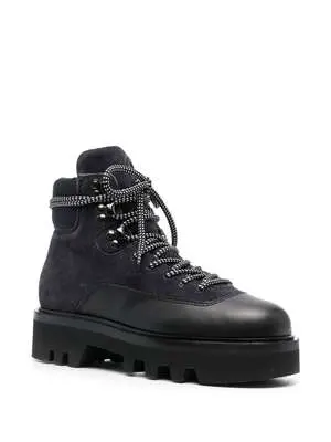 Furla Panelled Lace-up Boots