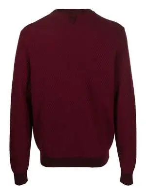 BILLIONAIRE Round-neck Knit Jumper - Red