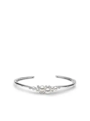 Yoko London 18kt White Gold Pearl And Diamond Bracelet
