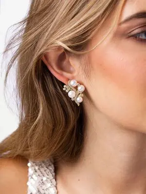 Yoko London 18kt Diamond And Pearl Earrings