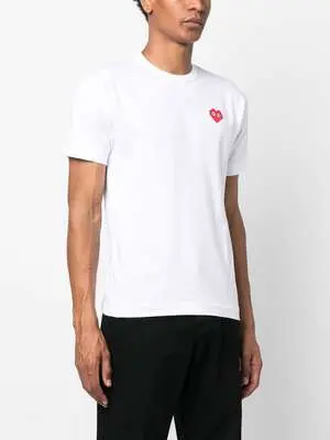 Play Comme Des Garcon Short-sleeve Cotton T-shirt