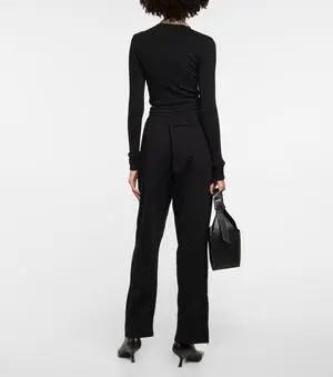 Wardrobe.NYC X Hailey Bieber Hb Cotton Fleece Sweatpants - Black