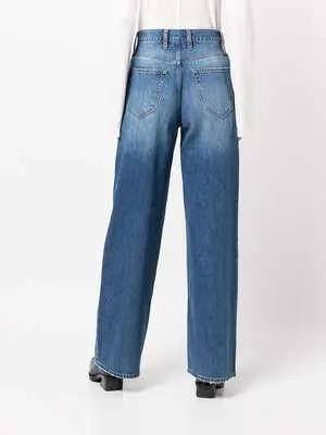 FRAME Le High N Tight Wide Jeans