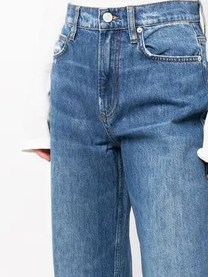 FRAME Le High N Tight Wide Jeans