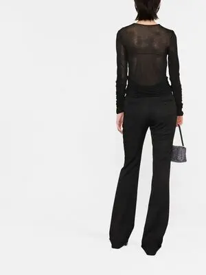 Balmain Draped-panel Detail Top