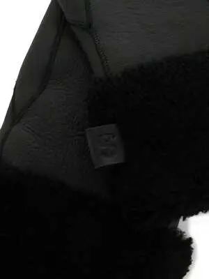 YVES SALOMON Lambskin Mittens - Black