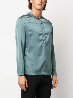 TOM FORD Half-button Silk Shirt