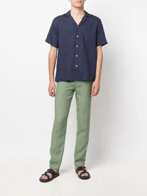 Frescobol Carioca Angelo Short-sleeve Linen Shirt