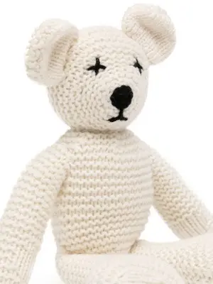 N.peal Knitted-cashmere Soft Bear