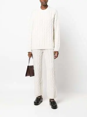 LISA YANG Cable-knit Cashmere Jumper