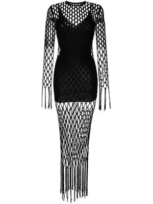 DION LEE Reef Net Maxi Dress