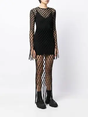 DION LEE Reef Net Maxi Dress