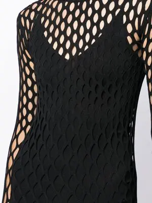 DION LEE Reef Net Maxi Dress