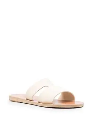 ANCIENT GREEK SANDALS Apteros Leather Sandals - Neutrals