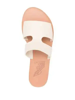 ANCIENT GREEK SANDALS Apteros Leather Sandals - Neutrals