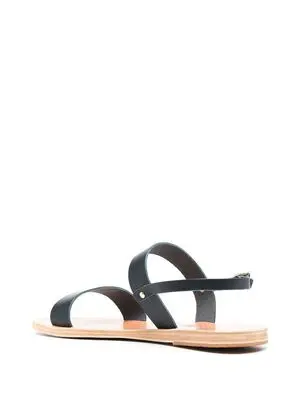 ANCIENT GREEK SANDALS Clio Leather Sandals - Blue