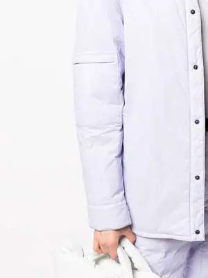 Aztech Mountain Pillow Padded Shirt Jacket - Purple