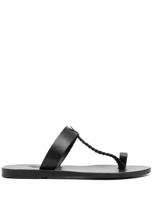 ANCIENT GREEK SANDALS Melpomeni Sandals - Black