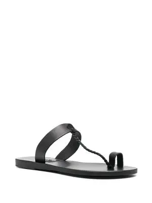 ANCIENT GREEK SANDALS Melpomeni Sandals - Black
