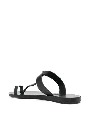ANCIENT GREEK SANDALS Melpomeni Sandals - Black