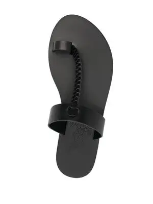 ANCIENT GREEK SANDALS Melpomeni Sandals - Black
