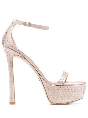 Rhinestone Platform Heels