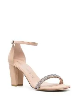 STUART WEITZMAN Nudistcurve 80mm Embellished Sandals