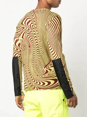 Aztech Mountain Matterhorn Jacquard Crewneck Jumper - Red