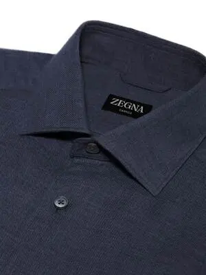 Zegna Long-sleeve Dress Shirt - Blue
