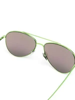 Isabel Marant Milo Aviator Sunglasses - Green