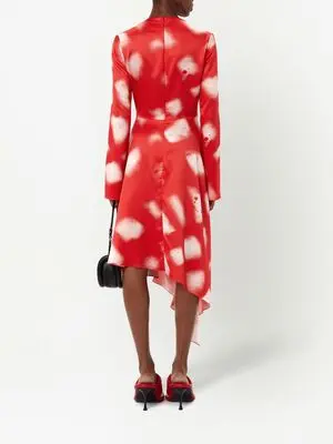 JW Anderson Long-sleeve Twisted Draped Dress