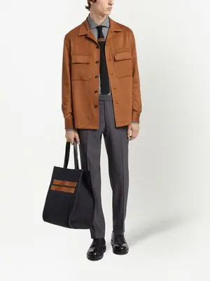 Zegna Cashco Long-sleeve Shirt - Grey