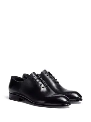 Zegna Vienna Leather Oxford Shoes