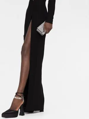 MONOT Plunging V-neck Gown