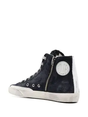 GOLDEN GOOSE Francy High-top Sneakers - Blue