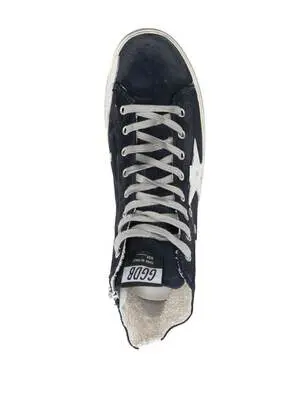 GOLDEN GOOSE Francy High-top Sneakers - Blue